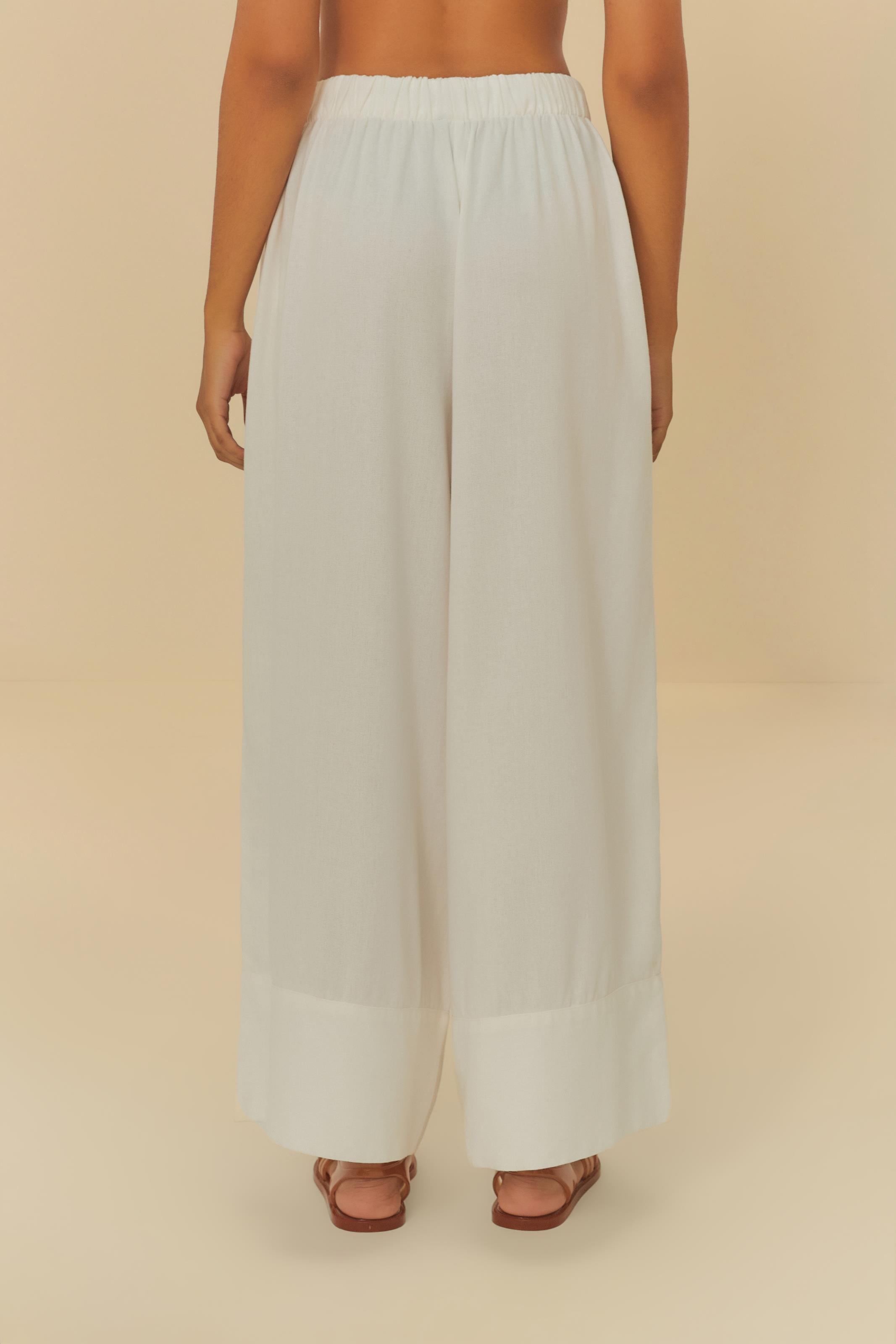 Calca Cos Elastico Linho - FARM